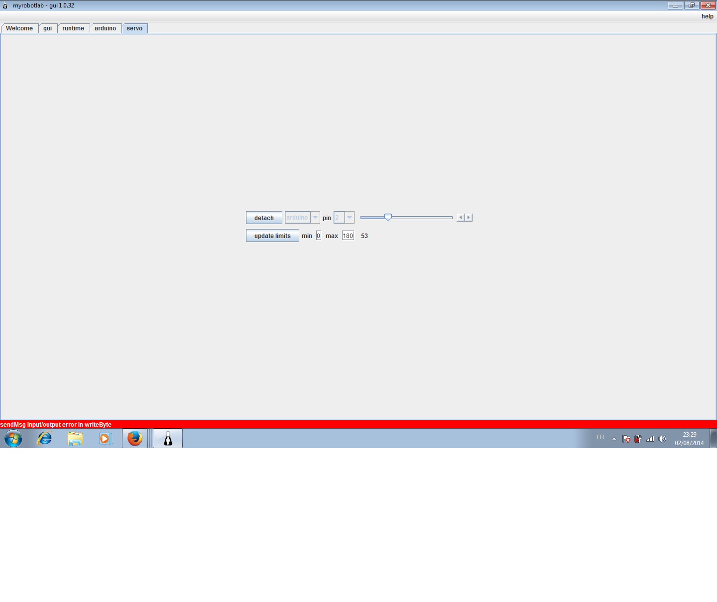 Problem Connecting Arduino And Myrobotlab Myrobotlab